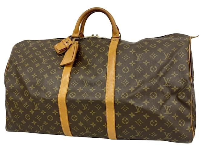 Louis Vuitton Keepall 60 Brown Cloth ref.1954699 - Joli Closet