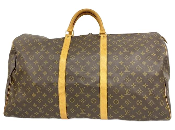 Louis Vuitton Keepall 60 Brown Cloth ref.1955591 - Joli Closet