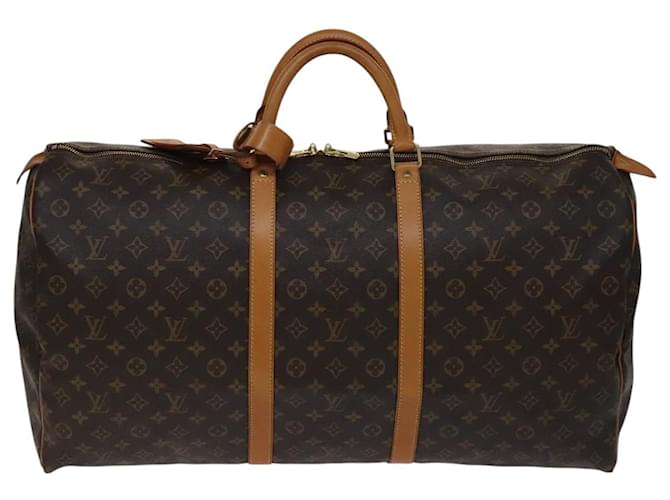 Louis Vuitton Keepall 60 Brown Cloth ref.1970896 - Joli Closet