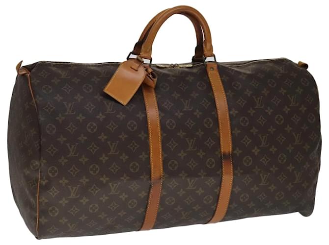 Louis Vuitton Keepall 60 Brown Cloth ref.1984198 - Joli Closet