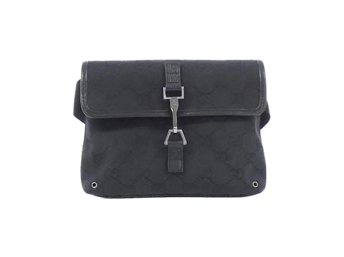 Gucci 92543 Waist Bag Black Cloth ref.1989567 - Joli Closet