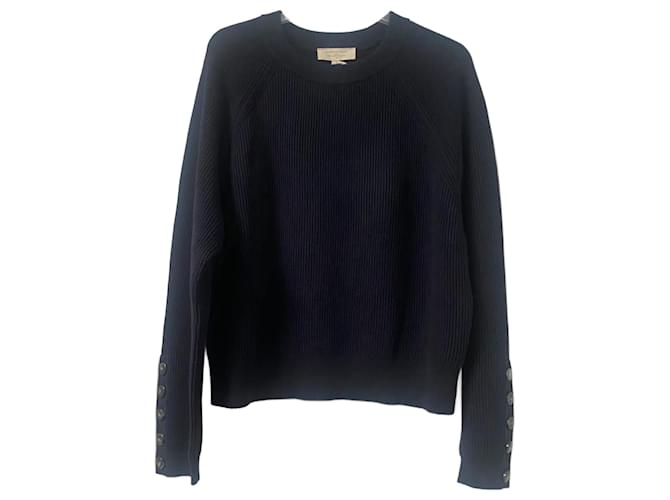 SéZane Sami Navy blue Cotton Wool ref.1989620 - Joli Closet