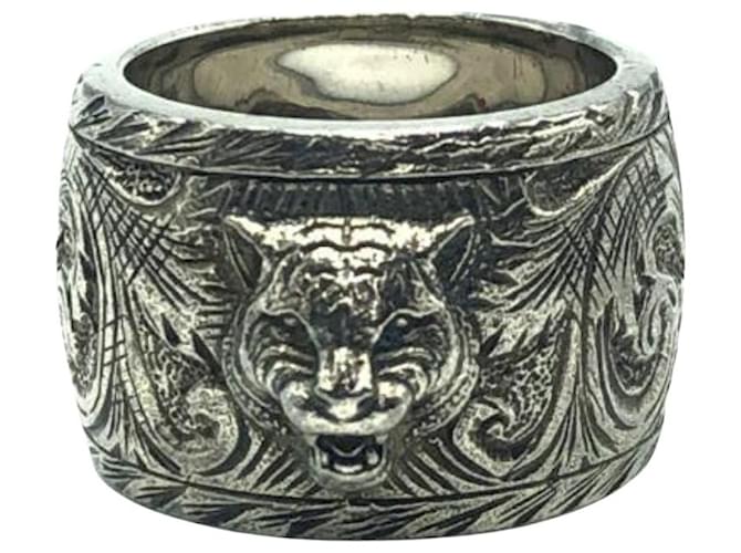 Gucci Cat Head Silvery Silver ref.1994262 - Joli Closet
