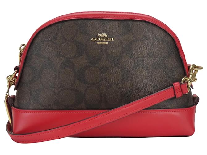 Coach Dark red Leather ref.2001868 - Joli Closet