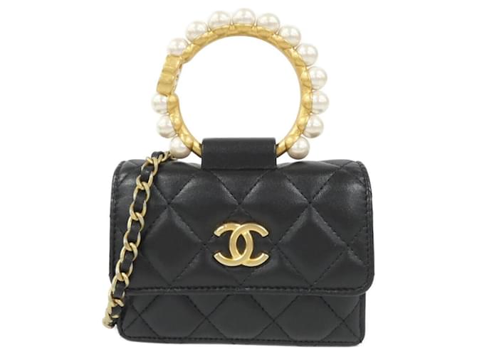 Chanel AP2274 Chain Clutch Black Leather ref.2002512 - Joli Closet