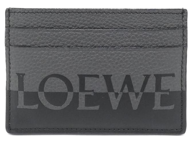 Loewe Black Leather Business Card Case ref.2003400 - Joli Closet