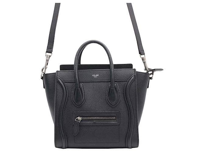 Céline Nano Luggage Black Leather ref.2012569 - Joli Closet