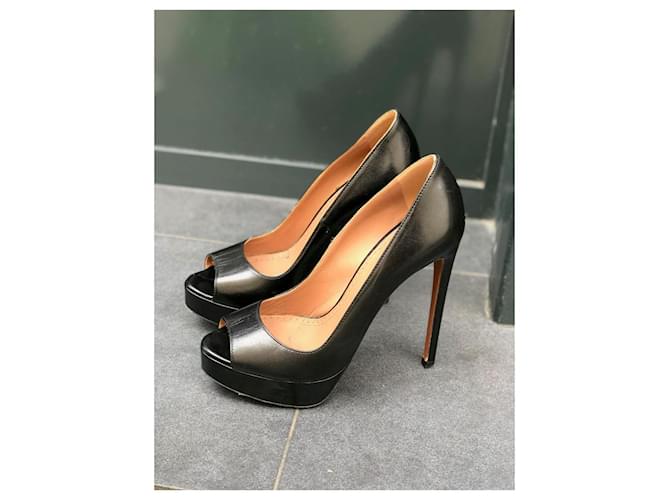 Alaïa ALAIA Heels T.EU 35.5 Leather Black ref.2014421 - Joli Closet