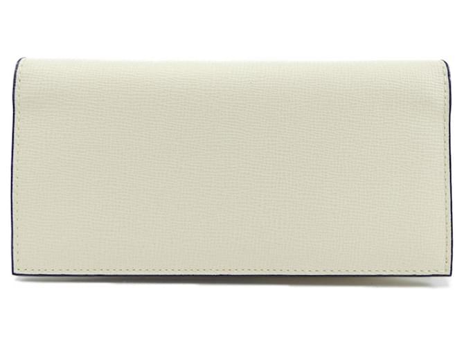 Valextra White Leather Long Wallet ref.2016507 - Joli Closet