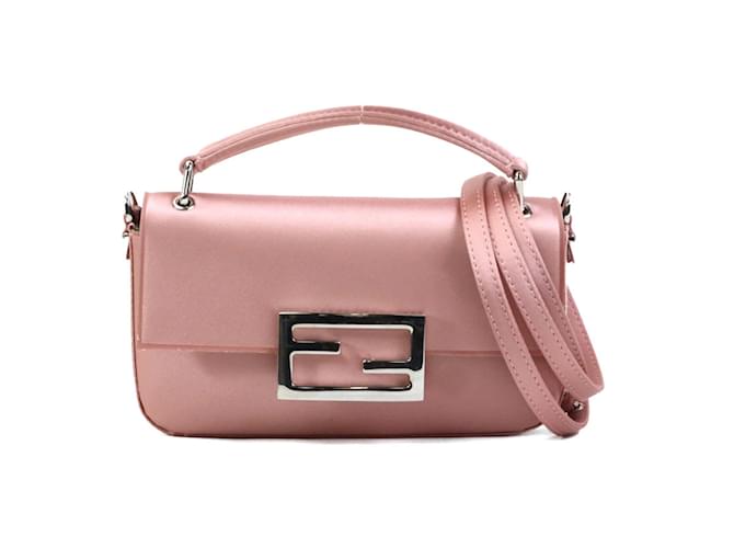 Fendi Pink Satin Handbag ref.2019677 - Joli Closet