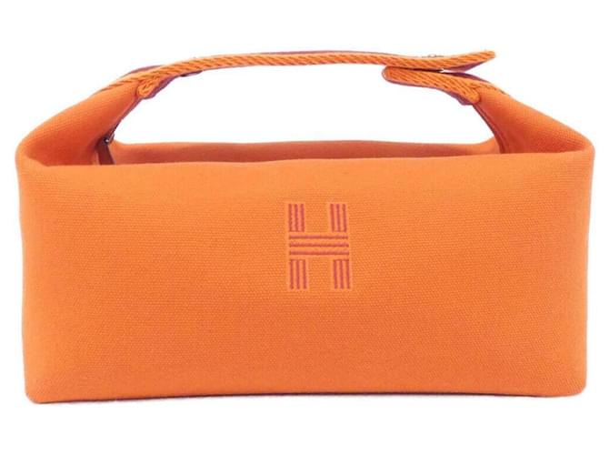 Hermès Hermes Bride A Black PM Pouch Red Orange Cloth ref.2052922 ...