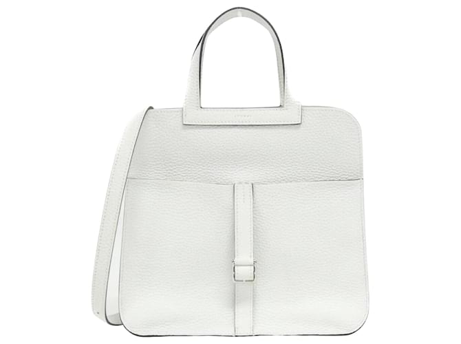 Hermès Halzan White Leather ref.2080354 - Joli Closet