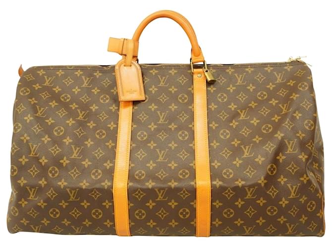 Louis Vuitton Keepall 60 Brown Cloth ref.2096685 - Joli Closet