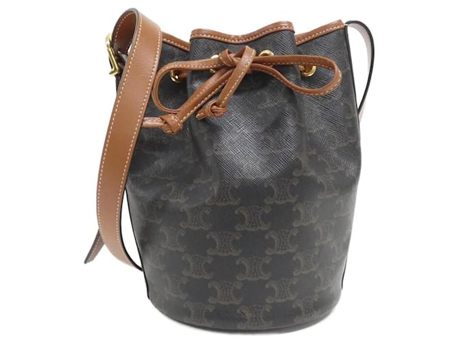 Céline Celine Small Drawstring Shoulder Bag Leather ref.2132884 - Joli ...