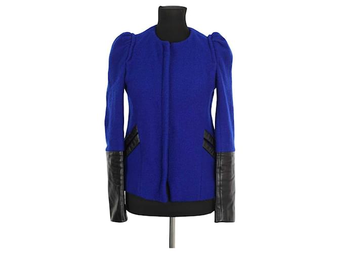 Maje Blue wool jacket ref.2138030 - Joli Closet
