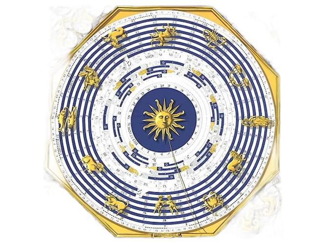 Hermès Hermes Silk Scarf - Astrology Constellation Pattern White Navy ...