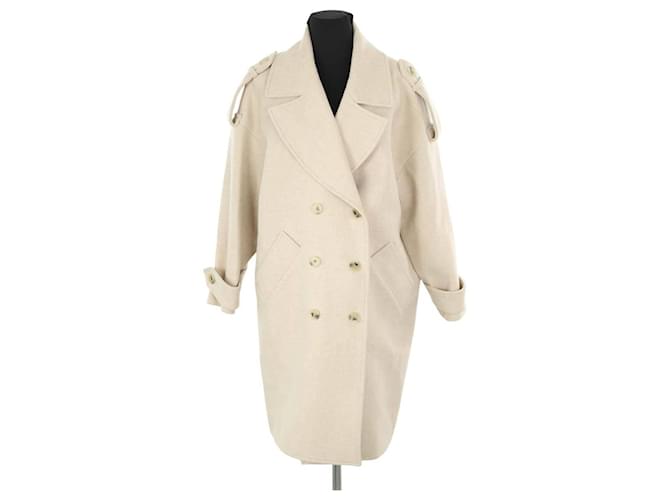 Bash Beige wool coat ref.2172568 - Joli Closet