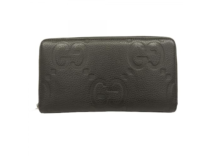 Gucci Jumbo GG Long Wallet Black Leather ref.2193993 - Joli Closet