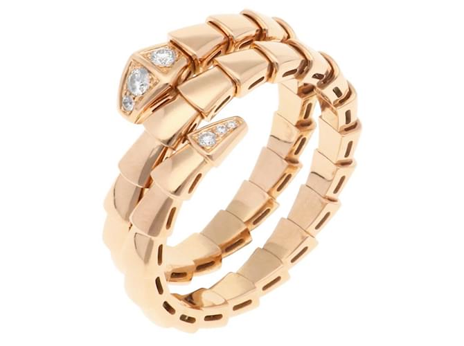 Bulgari Bvlgari Serpenti Viper Double Coil Ring Pink ref.2205673 - Joli ...