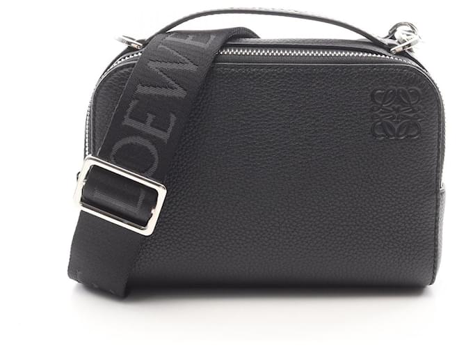 Loewe Crossbody Camera Bag Leather 2way bag Black ref.2270277 - Joli Closet