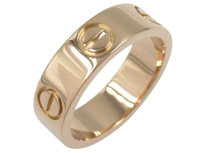 Cartier Love Au750 Ring Size 8.5 Golden Metallic Metal ref.2270289 ...