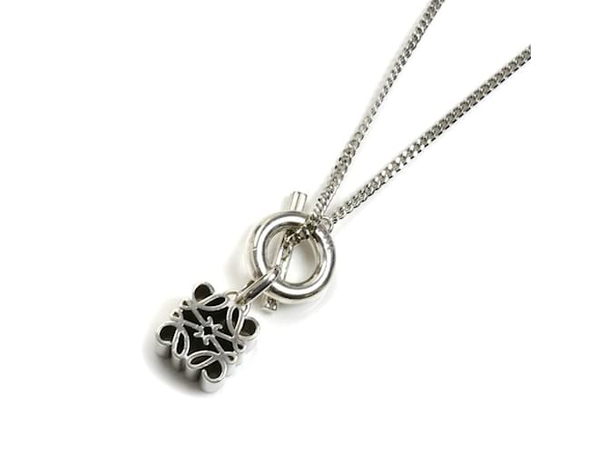 Loewe 925 Silver Anagram Necklace ref.2295515 - Joli Closet
