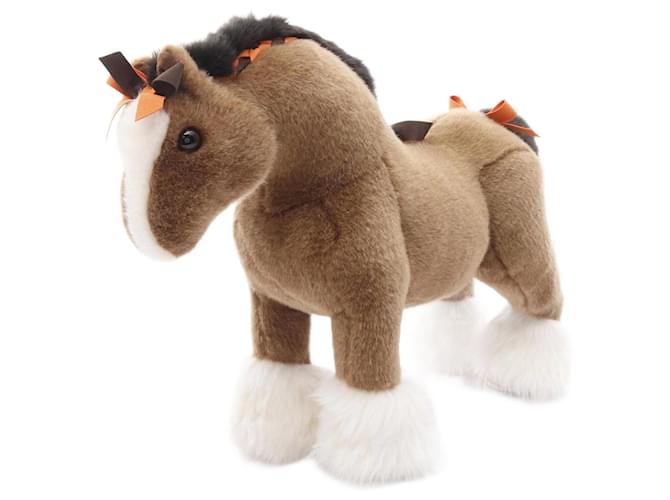 Hermès Hermes Hermie PM Plush Toy Brown Multiple colors Suede Acrylic ...