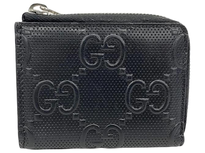 Gucci Black Leather Coin Purse ref.2346356 - Joli Closet