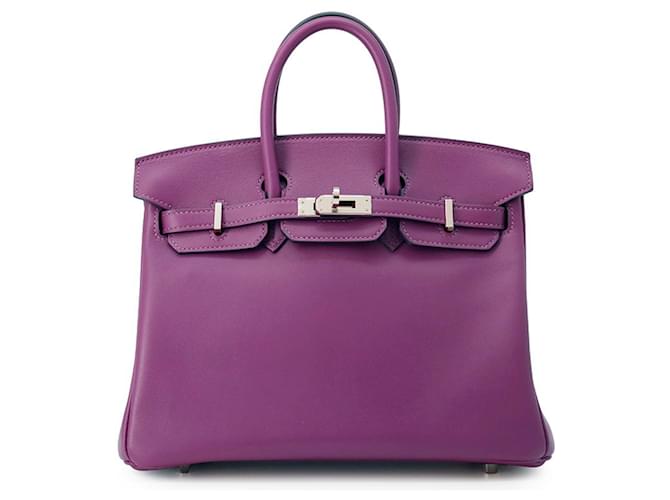 Hermès Birkin 25 Purple Leather ref.JC2352442 (Sold) - Joli Closet
