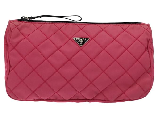 Prada Triangle Logo Pink Nylon ref.2368290 - Joli Closet