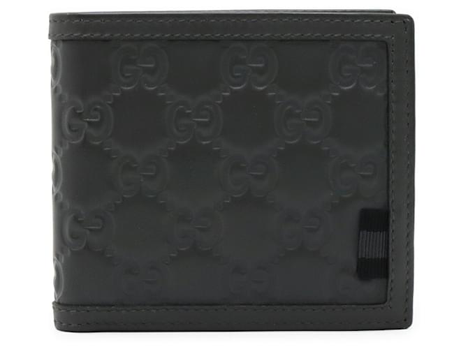 Gucci Simba Labar Bi-fold Wallet Brown Leather ref.2372452 - Joli Closet