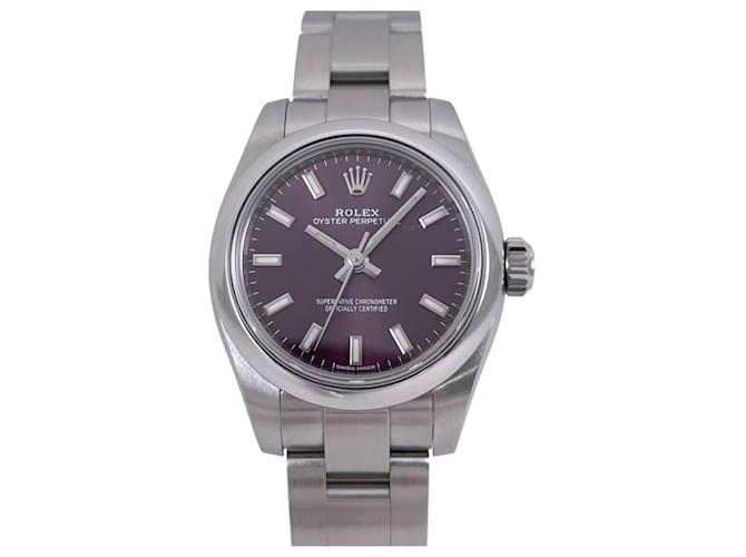 Rolex Oyster Perpetual Dark red Steel ref.2429829 - Joli Closet
