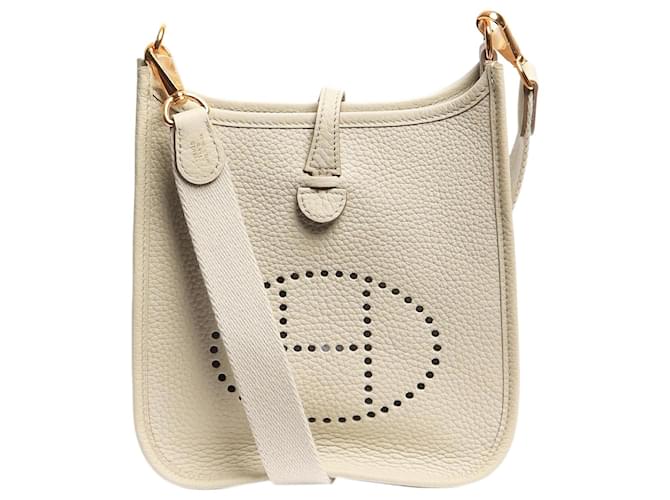 Hermès Hermes Cream Evelyne 16 cross-body bag Leather ref.2429941 ...