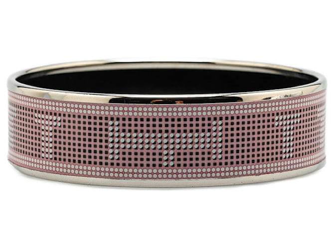 Hermès Hermes Email GM H Bangle Pink Metal ref.2452598 - Joli Closet