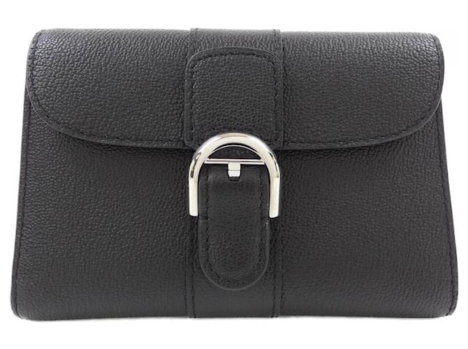 Delvaux AB0493AAU Rodeo Calf Wallet Black Leather ref.2475387 - Joli Closet