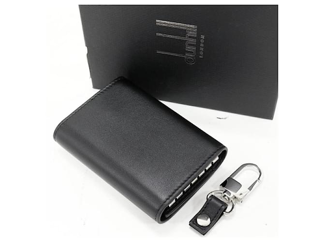 Alfred Dunhill Dunhill Sidecar Calf Key Case Black Leather Pony-style ...
