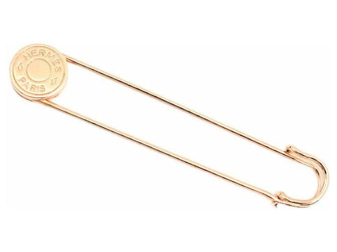 Hermès Hermes Sellier Brooch Golden Metal ref.2483627 - Joli Closet