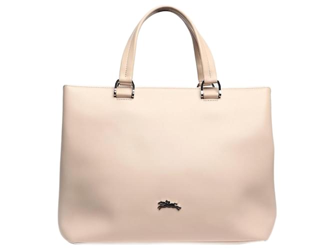 Longchamp Light pink top handle bag Leather ref.2488072 - Joli Closet