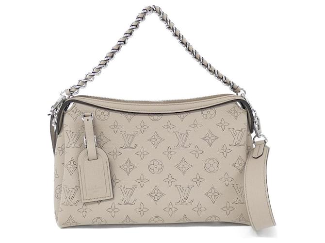 Louis Vuitton Mahina Hand It All PM Calf Bag Grey Leather Pony-style ...