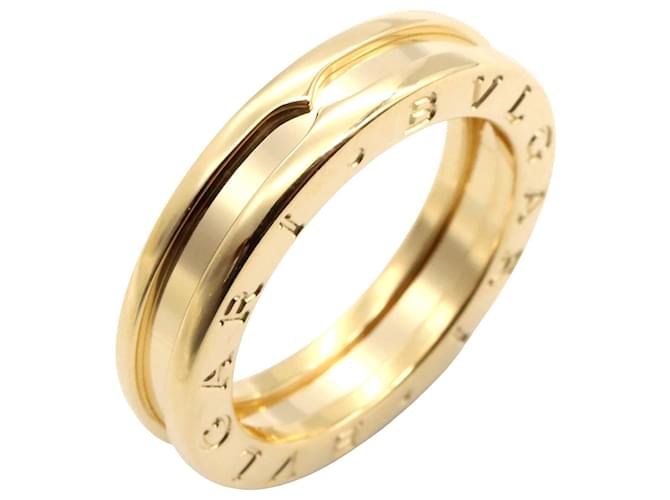 Bulgari Bvlgari B-zero1 Ring K18 Yellow Gold Golden Metallic Metal ref ...