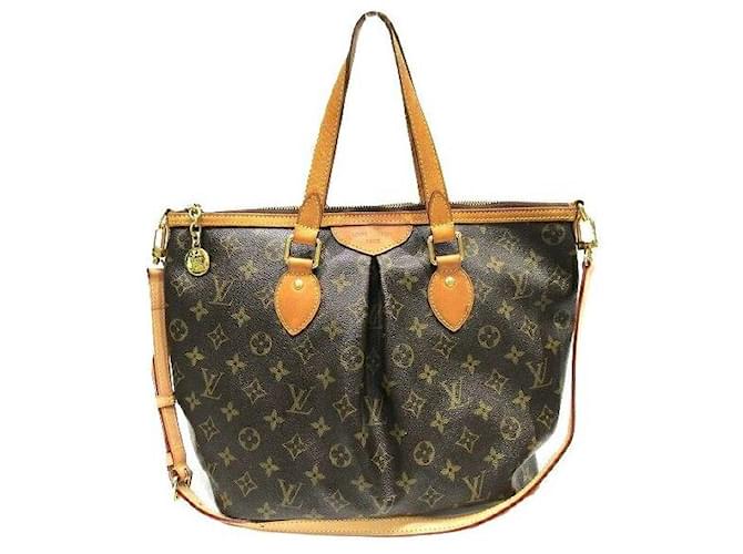 Louis Vuitton Palermo PM Monogram 2way bag Brown Cloth ref.2509217 ...