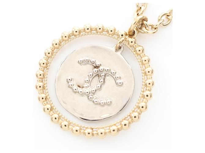 Classique Collier Coco Mark de Chanel Métal Doré Métallisé ref.2510784 ...