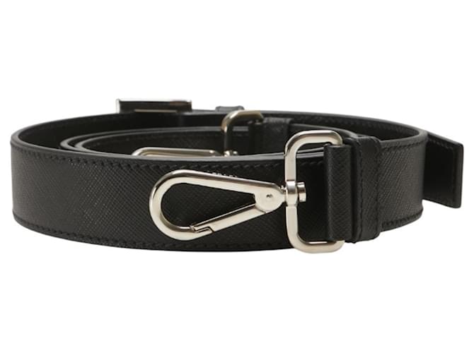 Saffiano Prada Logo Shoulder Strap Leather ref.2548587 - Joli Closet