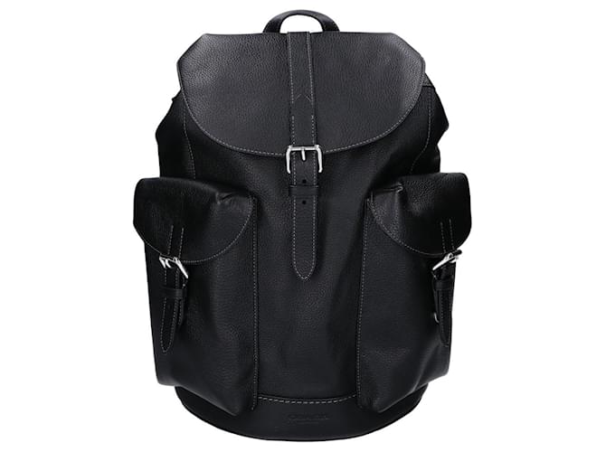 COACH Warner Leather Backpack Black ref.2577309 - Joli Closet