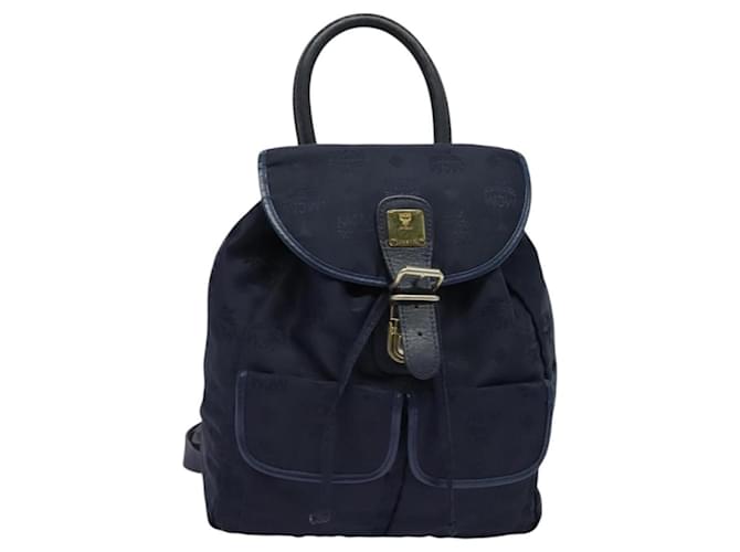 MCM Vintage Vicetos Backpack Nylon Navy blue ref.2617334 - Joli Closet