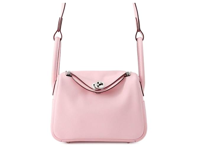 Hermès Pink Mini Swift Lindy 20 Leather Pony-style calfskin ref.2624405 ...