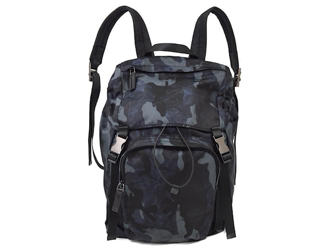Prada Camouflage Backpack Nylon Multiple colors ref.2628800 - Joli Closet