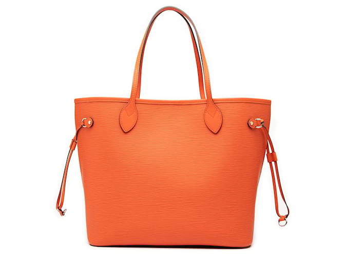 Louis Vuitton Orange Epi Neverfull MM Leather ref.2648761 - Joli Closet