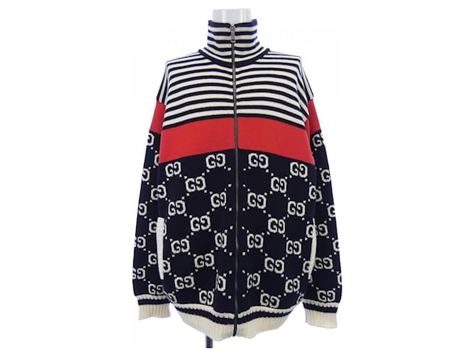 Blouson Gucci 545701-XKABP Noir Blanc Rouge ref.2747296 - Joli Closet