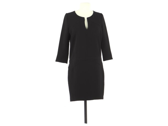 Ba&Sh Robe Polyester Noir ref.157396 - Joli Closet